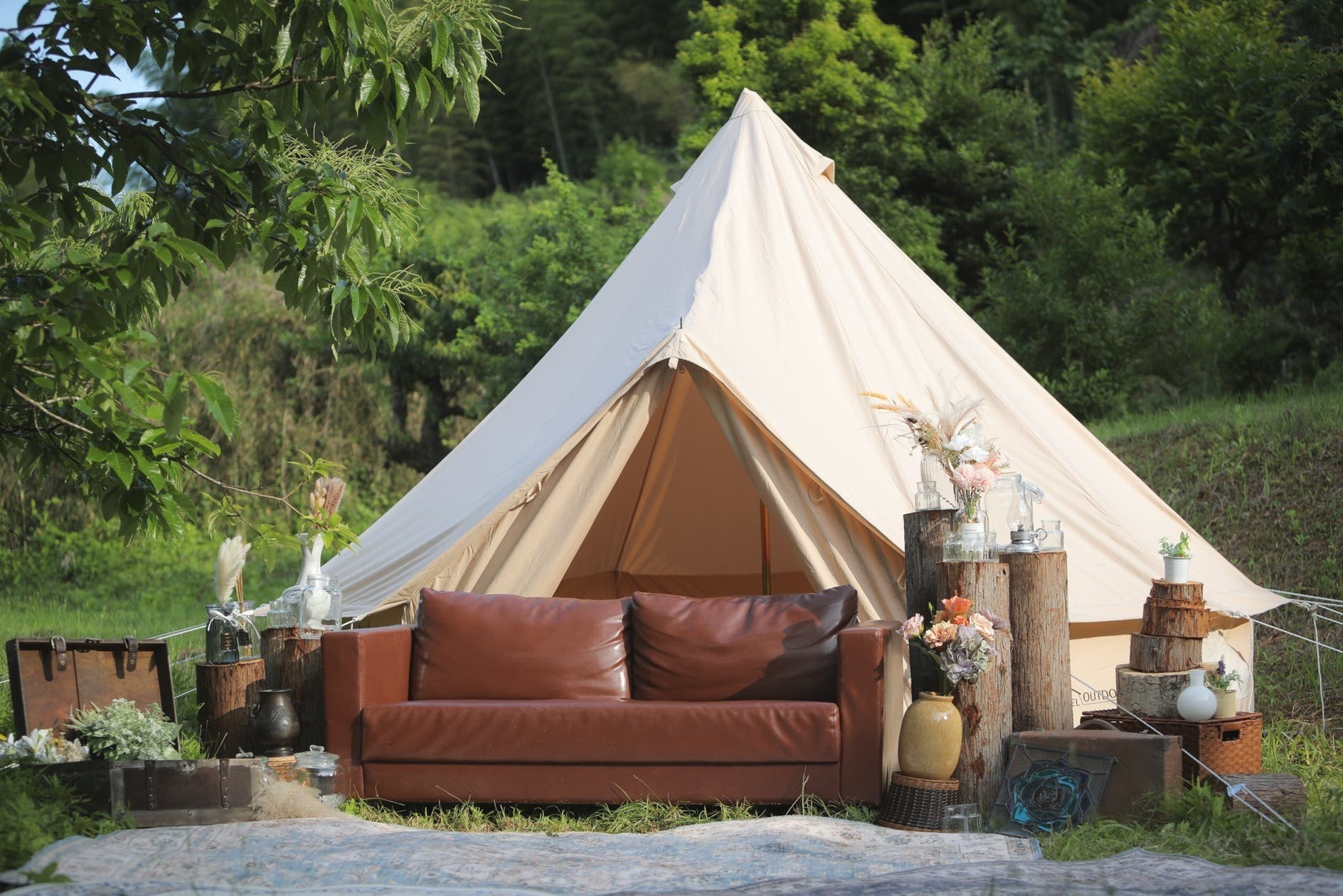 東京でキャンプやグランピング風な屋外撮影スタジオの写真9