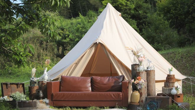 東京でキャンプやグランピング風な屋外撮影スタジオの写真9