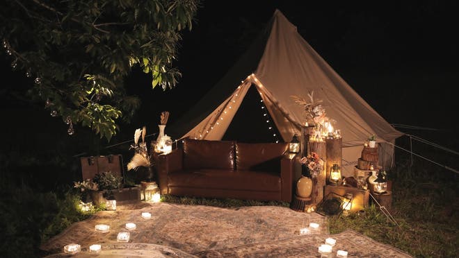 東京でキャンプやグランピング風な屋外撮影スタジオの写真15