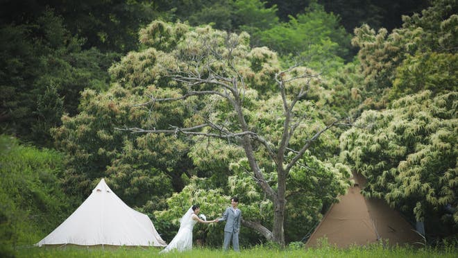 東京でキャンプやグランピング風な屋外撮影スタジオの写真16