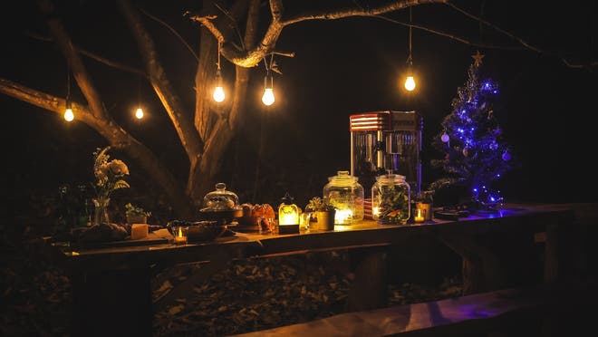 東京でキャンプやグランピング風な屋外撮影スタジオの写真24