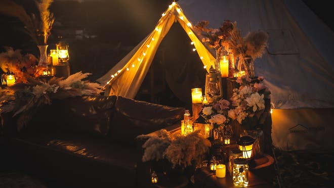 東京でキャンプやグランピング風な屋外撮影スタジオの写真25