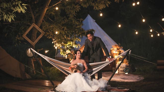 東京でキャンプやグランピング風な屋外撮影スタジオの写真27