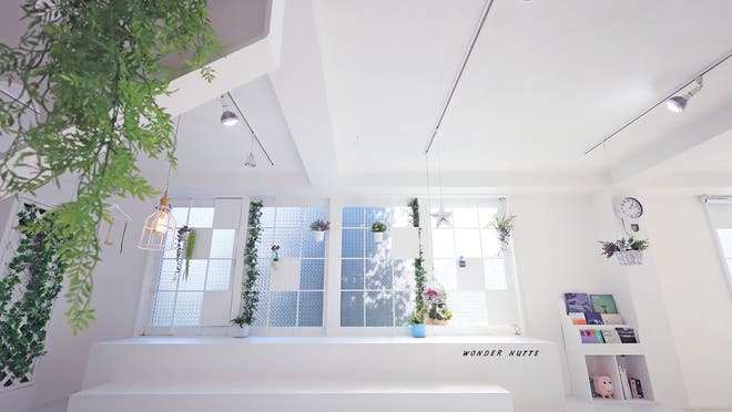 🌿一般的な撮影スタジオより広い80㎡超の開放的空間|家族やグループでも周囲を気にせずのびのび撮影できる無人のフォトスタジオの写真1