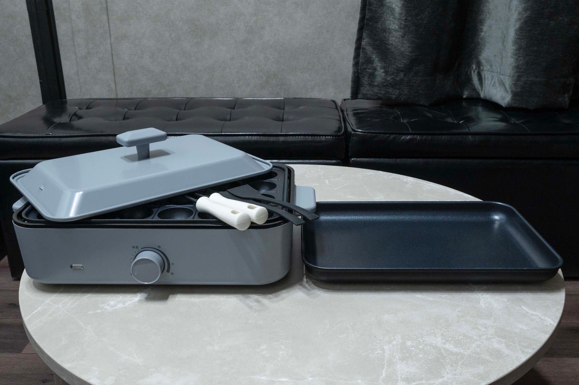 ③多機能ホットプレート：プレート3種（網焼き肉・平面・たこ焼き）の画像1