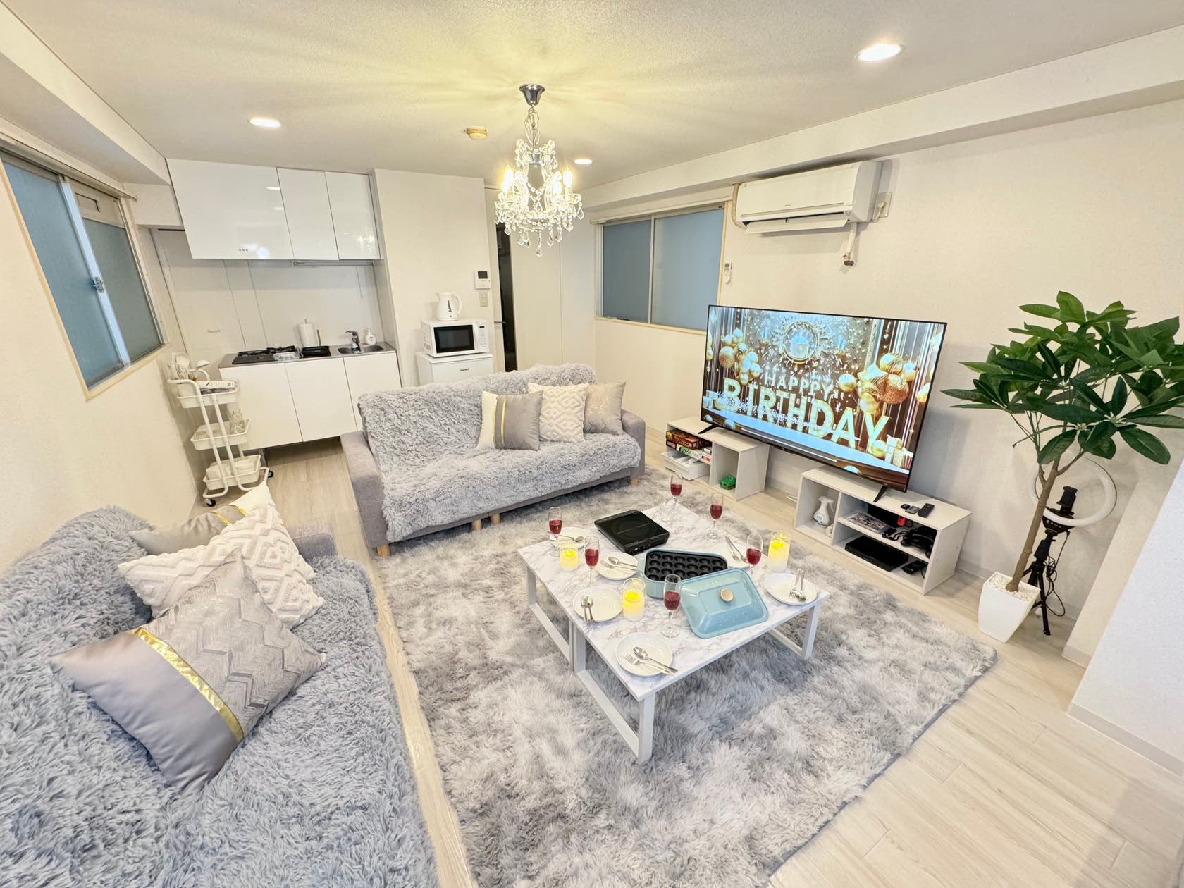 🫧今だけ割引🤍推し活👼話題のパーティー空間💖撮影🎀超大型65型TV🎗コスプレ🥻女子会/デート💃ママ会🍺合コンの写真2