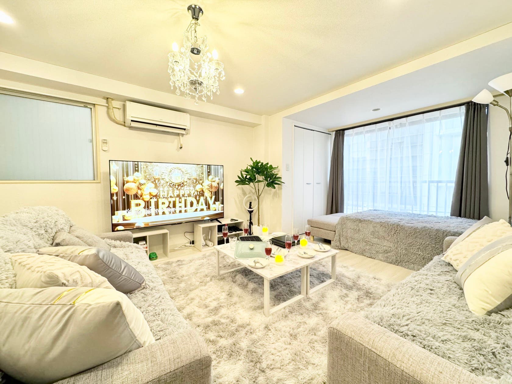 🫧今だけ割引🤍推し活👼話題のパーティー空間💖撮影🎀超大型65型TV🎗コスプレ🥻女子会/デート💃ママ会🍺合コンの写真5