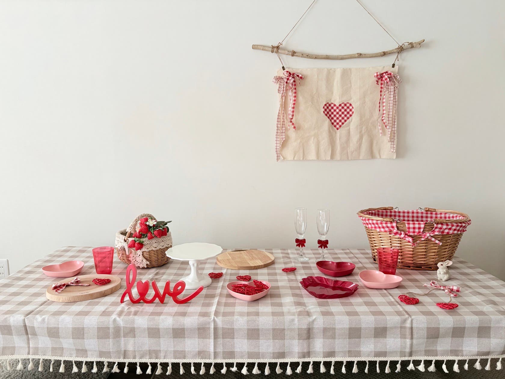 ❤️と🎀と🍓のパーティーセットの画像2