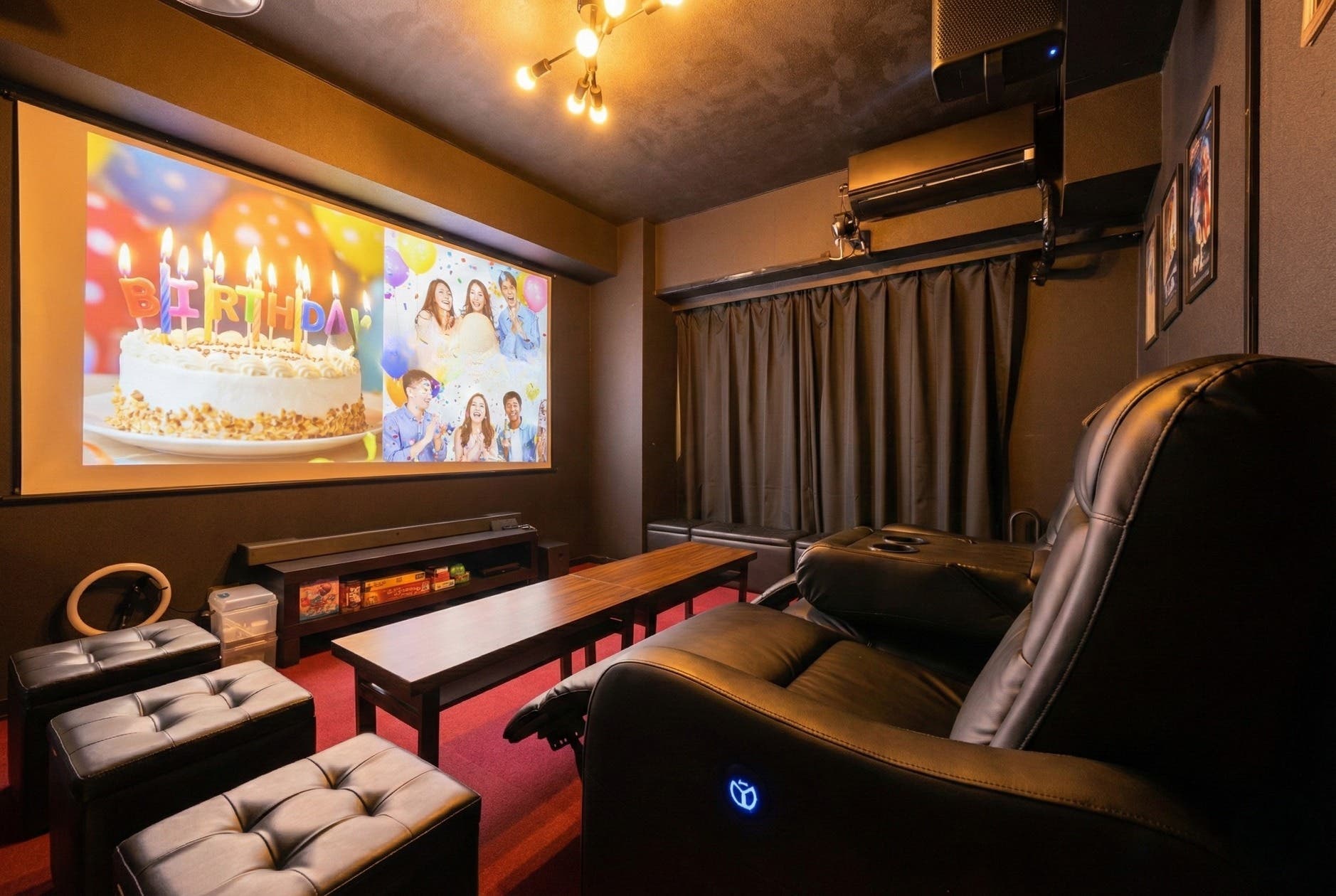 セレコレ🌳価格破壊💰最大11名🉐ﾌﾟﾛｼﾞｪｸﾀ📽️映画🐈‍⬛デート💓ゲーム🎮女子会💗推し活🌟pricy渋谷の写真1