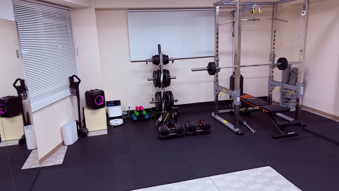 NEW‼️【Open】レンタルジム パワーラック 広々41m2 パーソナル歓迎【西日暮里3分】防音マット有の写真1
