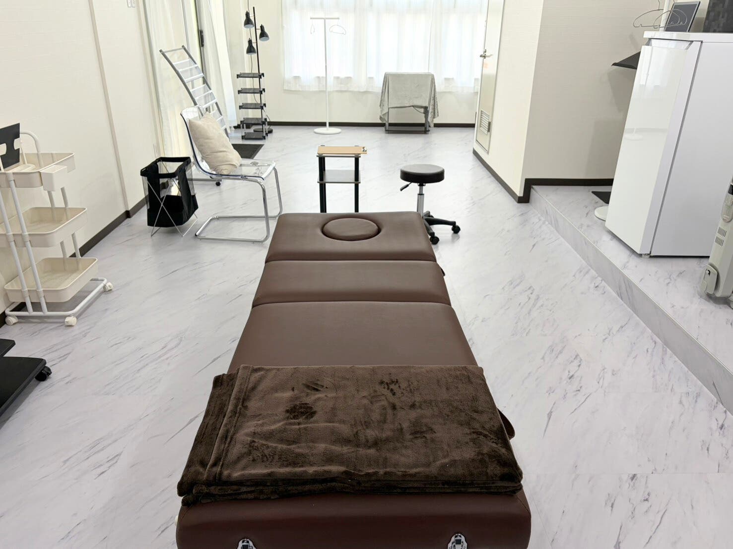 【施術用/セラピストワークショップ向け】施術セット面（基本レイアウト）の画像1