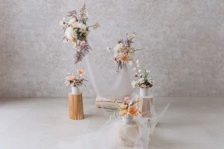 ナチュラルフラワーの装飾一式の画像1