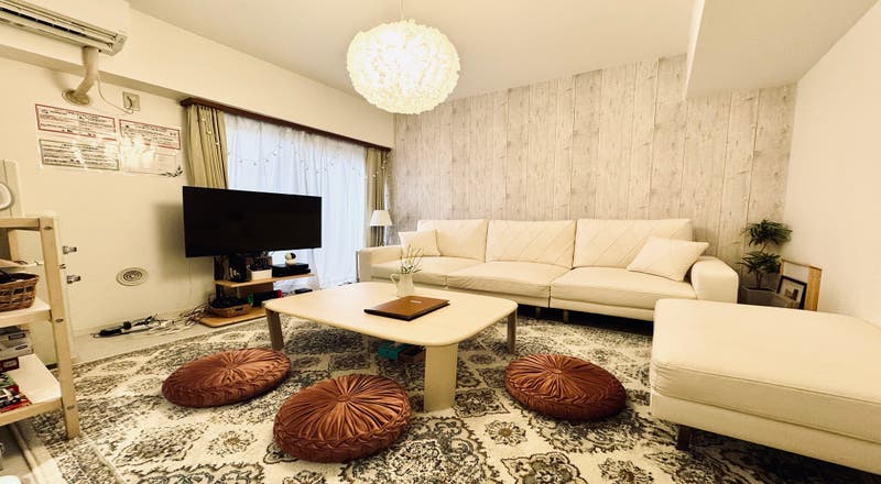 ⭐️錦糸町4分🙆‍♀️ゆったりソファ🛋️無料ゴミ置き場🏠動画ストリーミング無料視聴可🎥デート👩‍❤️‍👨女子会👭