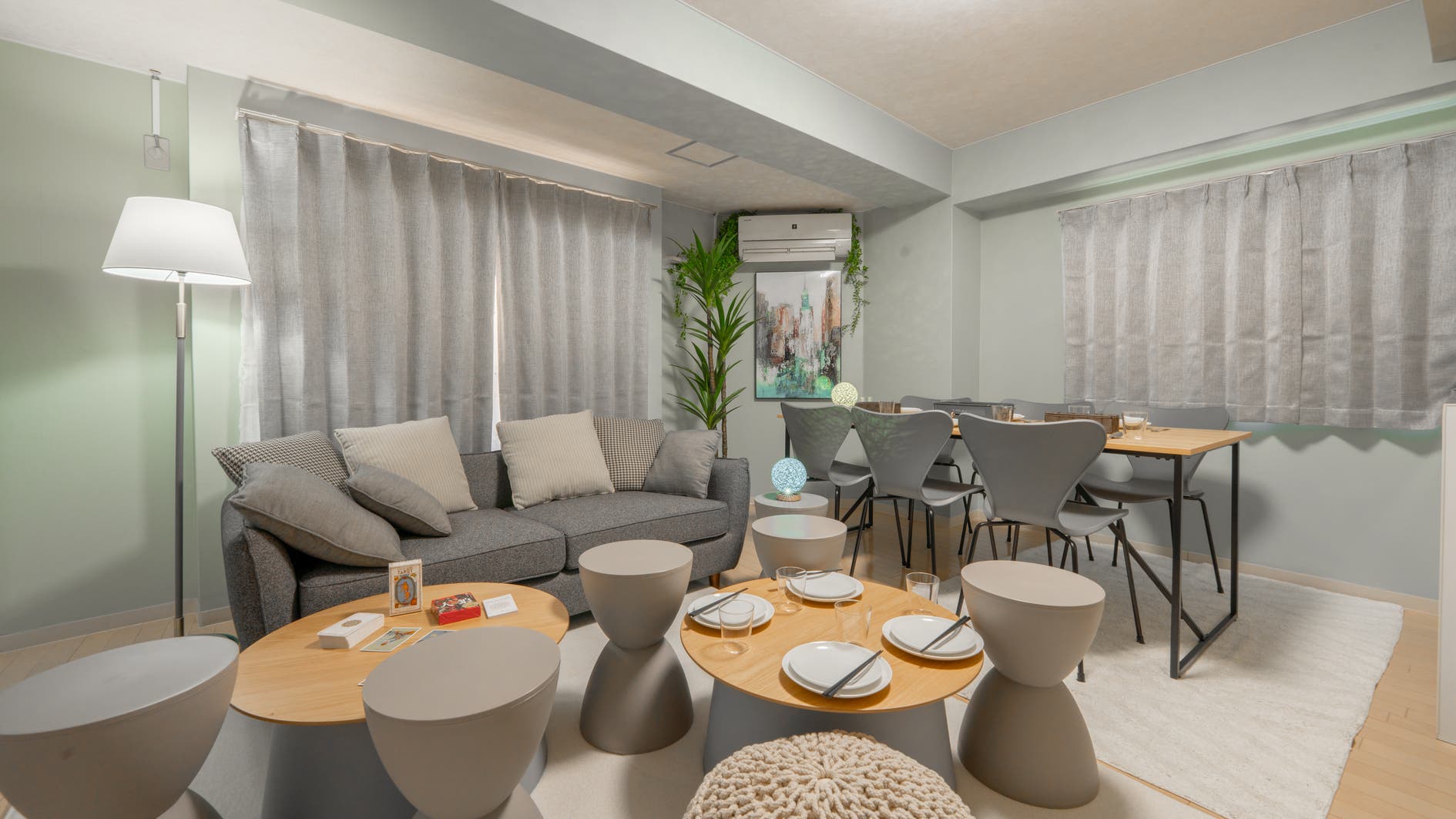 【NEW｜2025年12月OPEN】 梅田・大阪駅エリア✨北欧ミント空間｜女子会・推し活・映画鑑賞｜JR福島駅3分の写真3