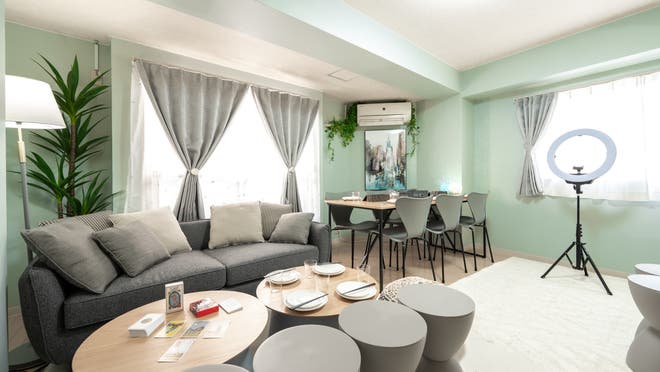 【NEW|2025年12月OPEN】 梅田・大阪駅エリア✨北欧ミント空間|女子会・推し活・映画鑑賞|JR福島駅3分の写真4