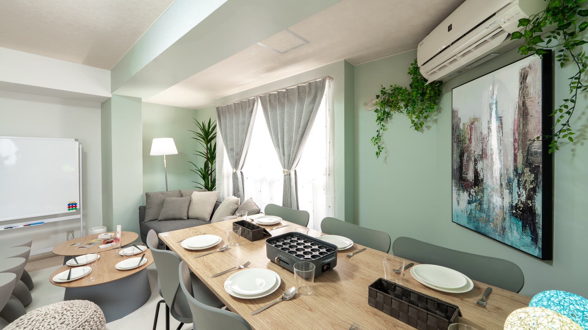 【NEW｜2025年12月OPEN】 梅田・大阪駅エリア✨北欧ミント空間｜女子会・推し活・映画鑑賞｜JR福島駅3分の写真8