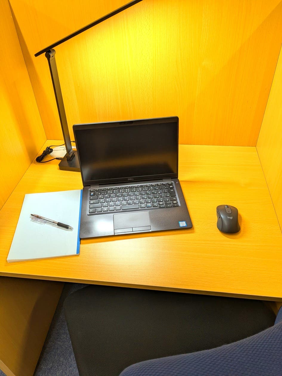 アクセス抜群！「岡山駅」徒歩3分！★24時間利用可の自習室★Wi-Fi完備！ゾーンに入れる👆全席ブースタイプ席！静かな作業に！の写真4