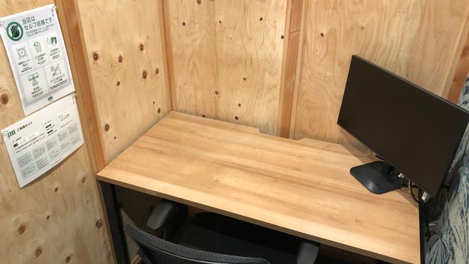 格安!JR徒歩2分【神戸駅前スキマ / 1名】個室ブース(8階R-3)の写真3