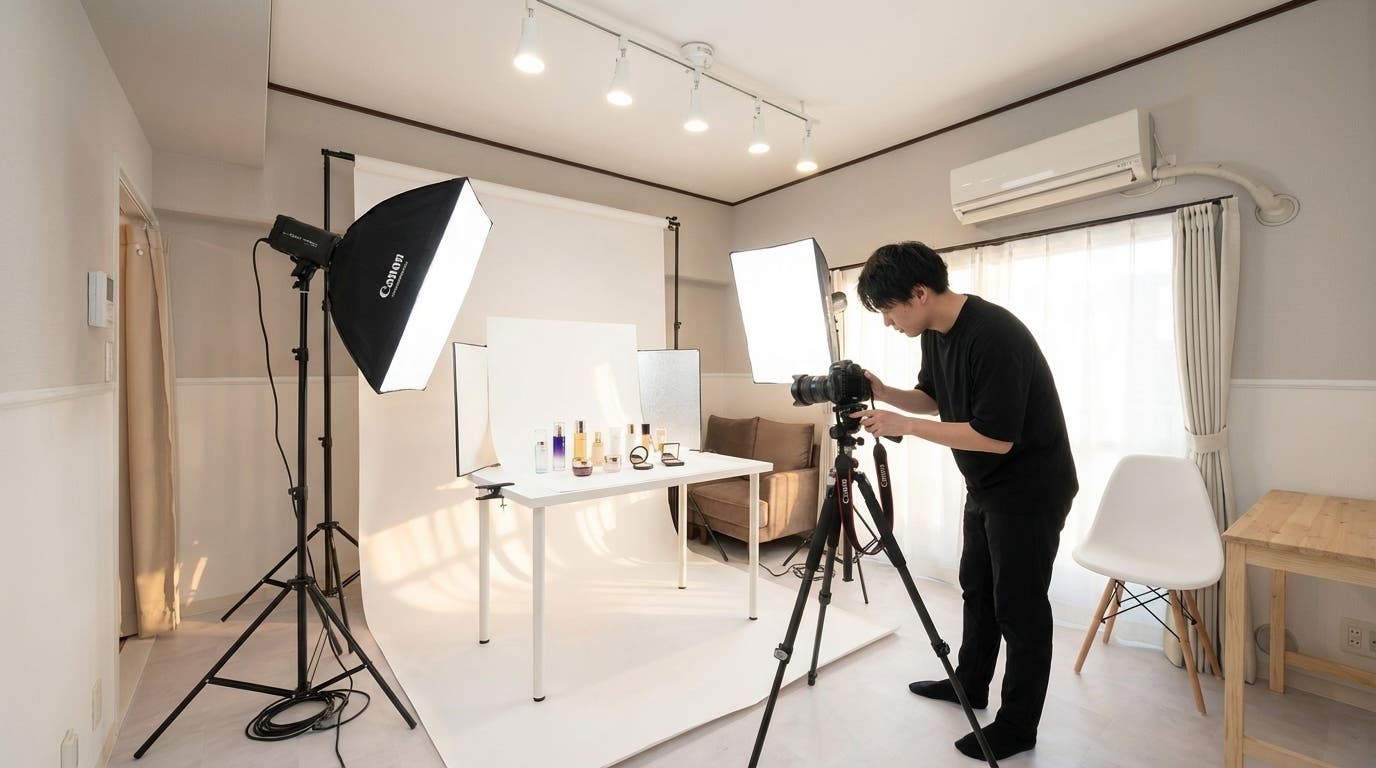 【04,完全貸切の撮影スタジオ/ JR船橋駅北口３分すぐ💐】自然光◎｜モール壁＆撮影小物｜ポートレート｜ライブ配信＆コスプレの写真5