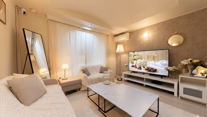 【要町4分/池袋9分】白基調×自然光✨女子会・推し活に🎀デート・映画鑑賞🎥YouTube・コスプレ撮影📷バレンタイン🍫の写真1