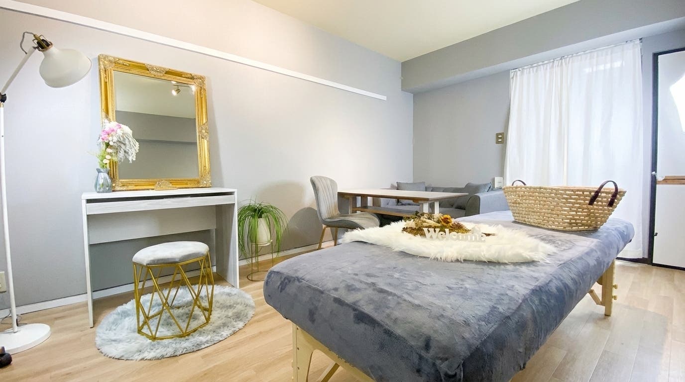 【03💐JR船橋駅南口４分すぐ/完全貸切のプライベートサロン| ✨グッと高級感を演出✨】リラク・整体・ネイル💅/広々２６m²の写真4