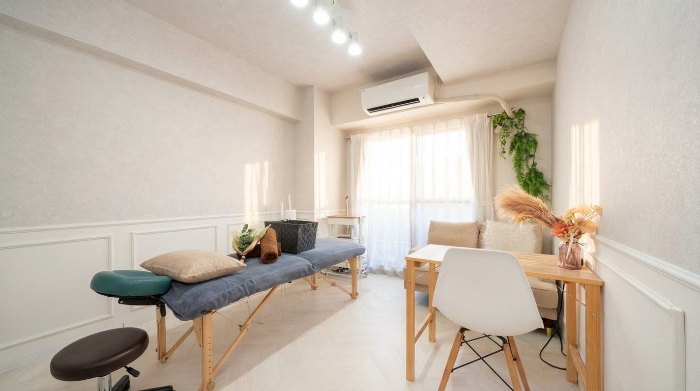 【02💐癒し韓国インテリア｜✨完全個室型プライベートサロン】JR柏駅３分すぐ💆‍♀️リラク・整体・ネイルに💅の写真3