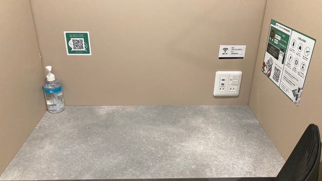 【QUICK solo A-PLACE品川東】No.1 完全個室⭐️Wi-Fi無料!テレワーク/Zoom/自習の写真5