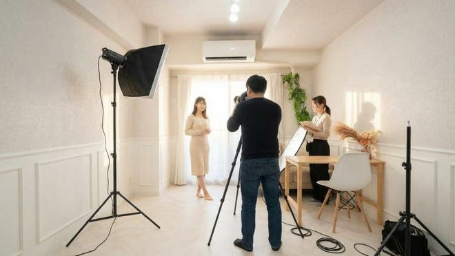 【💐撮影機材・小物無料|JR柏駅3分すぐ】自然光◎完全貸切の撮影スタジオ✨モール壁で高級感グッと演出/ ポートレート最適✨の写真3