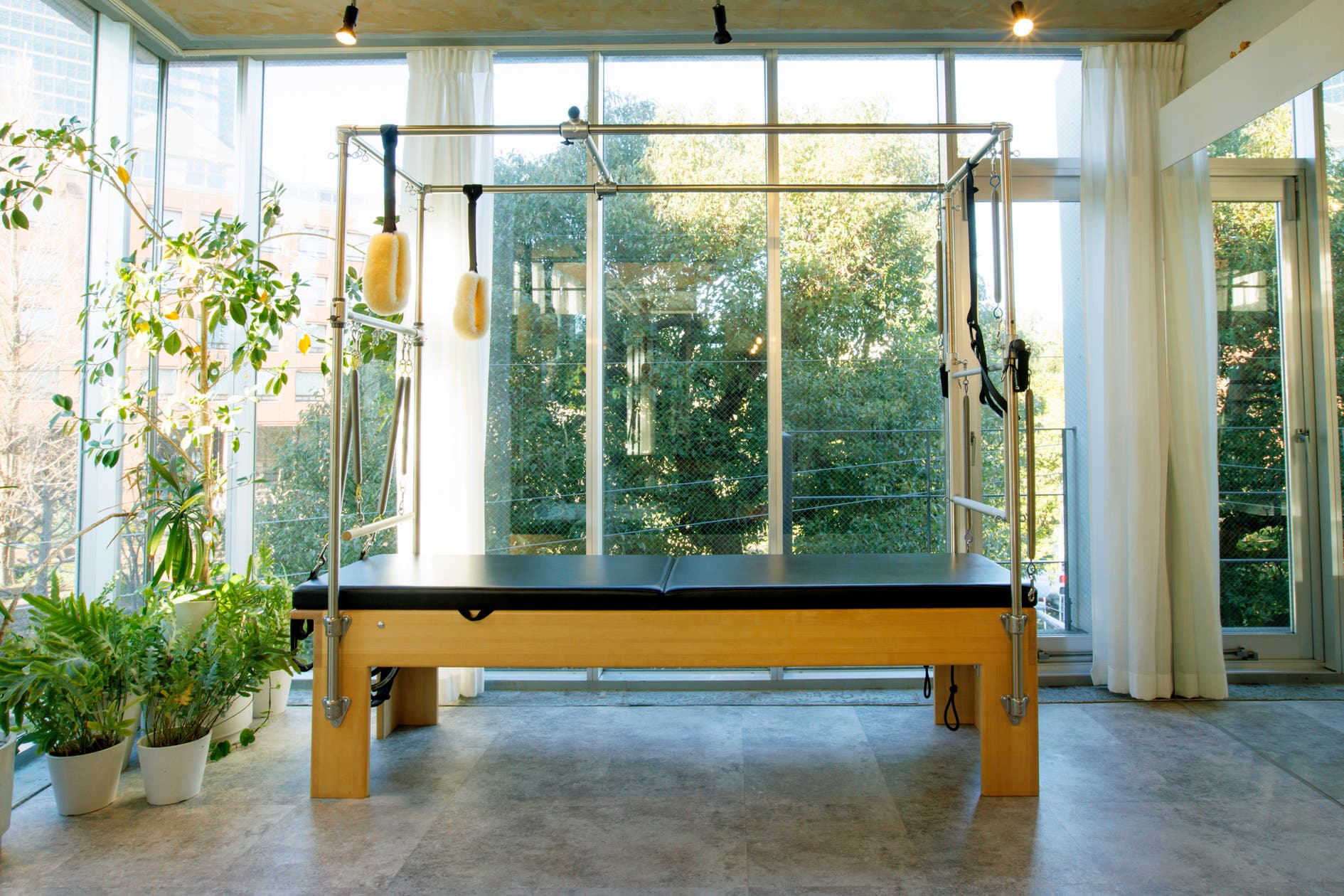 恵比寿駅から徒歩10分以内。目の前に緑が広がる都会のオアシスピラティススタジオの写真1