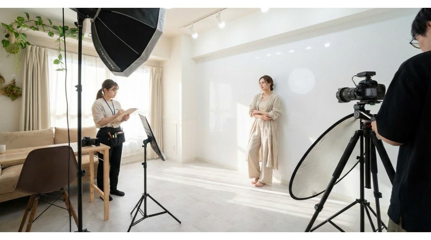 【01,完全貸切の撮影スタジオ/ JR柏３分すぐ💐】自然光◎｜モール壁＆撮影小物｜ポートレート｜ライブ配信＆コスプレの写真4