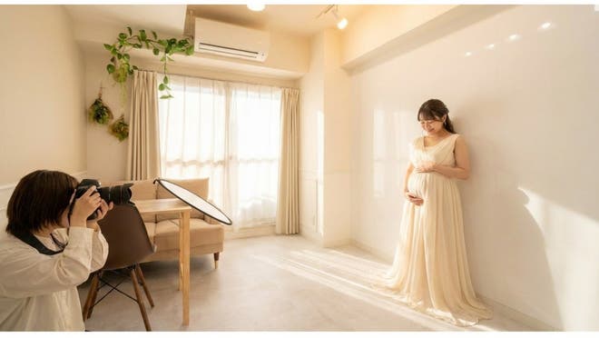 【01,完全貸切の撮影スタジオ/ JR柏3分すぐ💐】自然光◎|モール壁&撮影小物|ポートレート|ライブ配信&コスプレの写真1