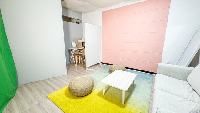 女性向け配信スタジオ🌸来てすぐ配信・機材無料|JR小岩駅6分|グリーンバック完備の写真4