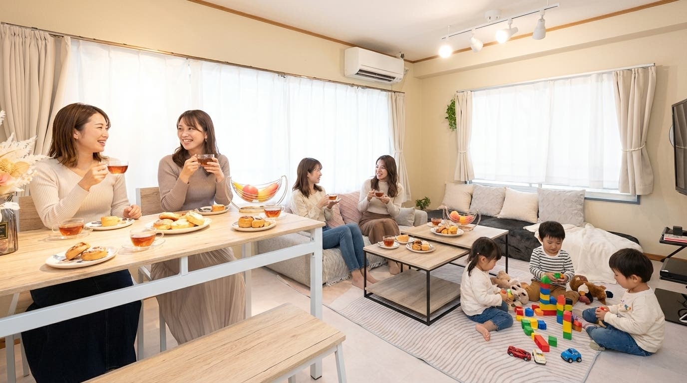 【💐完全貸切のレンタルスペース/取手駅1分すぐ】 韓国風スタイルで高級感をグッと演出✨女子会💑ママ会に最適❤︎最大12名OKの写真7