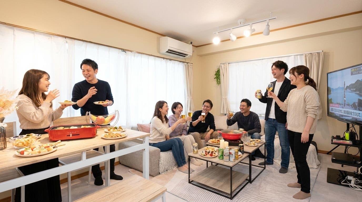 【💐完全貸切のレンタルスペース/取手駅1分すぐ】 韓国風スタイルで高級感をグッと演出✨女子会💑ママ会に最適❤︎最大12名OKの写真9