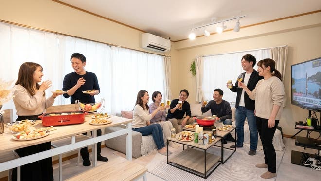 【💐完全貸切のレンタルスペース/取手駅1分すぐ】 韓国風スタイルで高級感をグッと演出✨女子会💑ママ会に最適❤︎最大12名OKの写真9