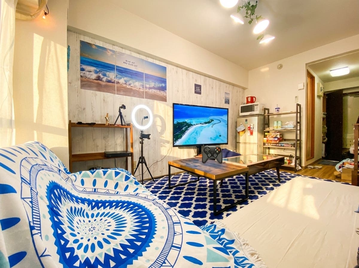 【🐠完全貸切のレンスペ|錦糸町駅４分すぐ】🐠西海岸マリン🐬女子会に最適⛵️人気ゲーム機&ネトフリ視聴 | 最大８名OKの写真8