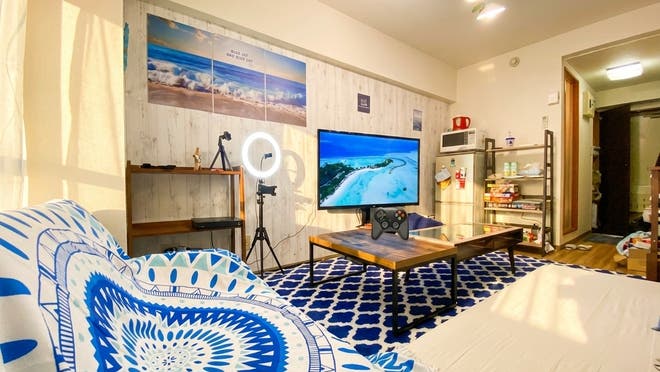 【🐠完全貸切のレンスペ|錦糸町駅4分すぐ】🐠西海岸マリン🐬女子会に最適⛵️人気ゲーム機&ネトフリ視聴 | 最大8名OKの写真8