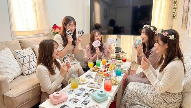 【完全貸切のプライベート空間|錦糸町駅4分すぐ】仏🇫🇷Pariスタイル✨カップル&女子会💃に/最大10名OKの写真9