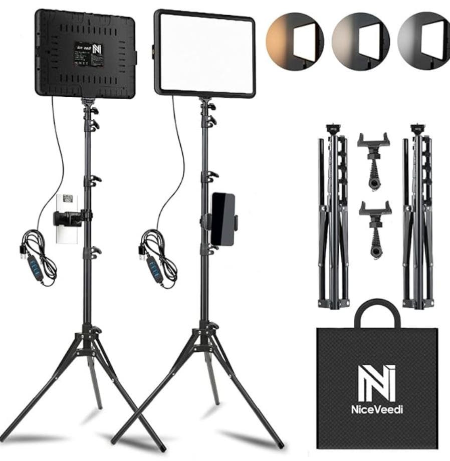 LEDビデオライト×2台セットの画像1