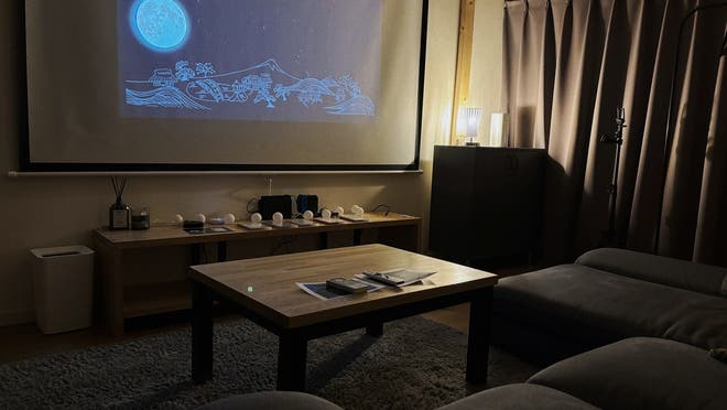 【4人まで料金一律&出入自由】高崎駅繁華街すぐ近く♪プロジェクター付きレンタルスペース♪映画📽️ゲーム🎮を楽しもう♪の写真1