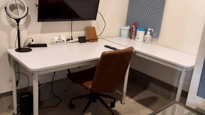 🚉高田馬場徒歩8分|🍀完全個室クリエイティブスペース|📶Wi-Fi・電源・❄️エアコン完備〈Hタイプ〉の写真16