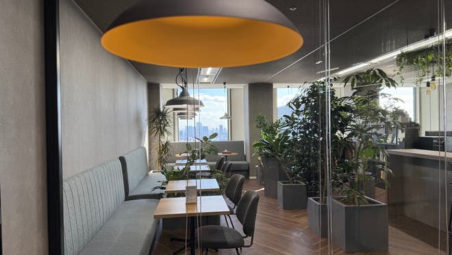 【新宿36階の絶景】生木のグリーンと本格バーカウンター完備。現役広告代理店の洗練オフィスで宣材・商品撮影をの写真4