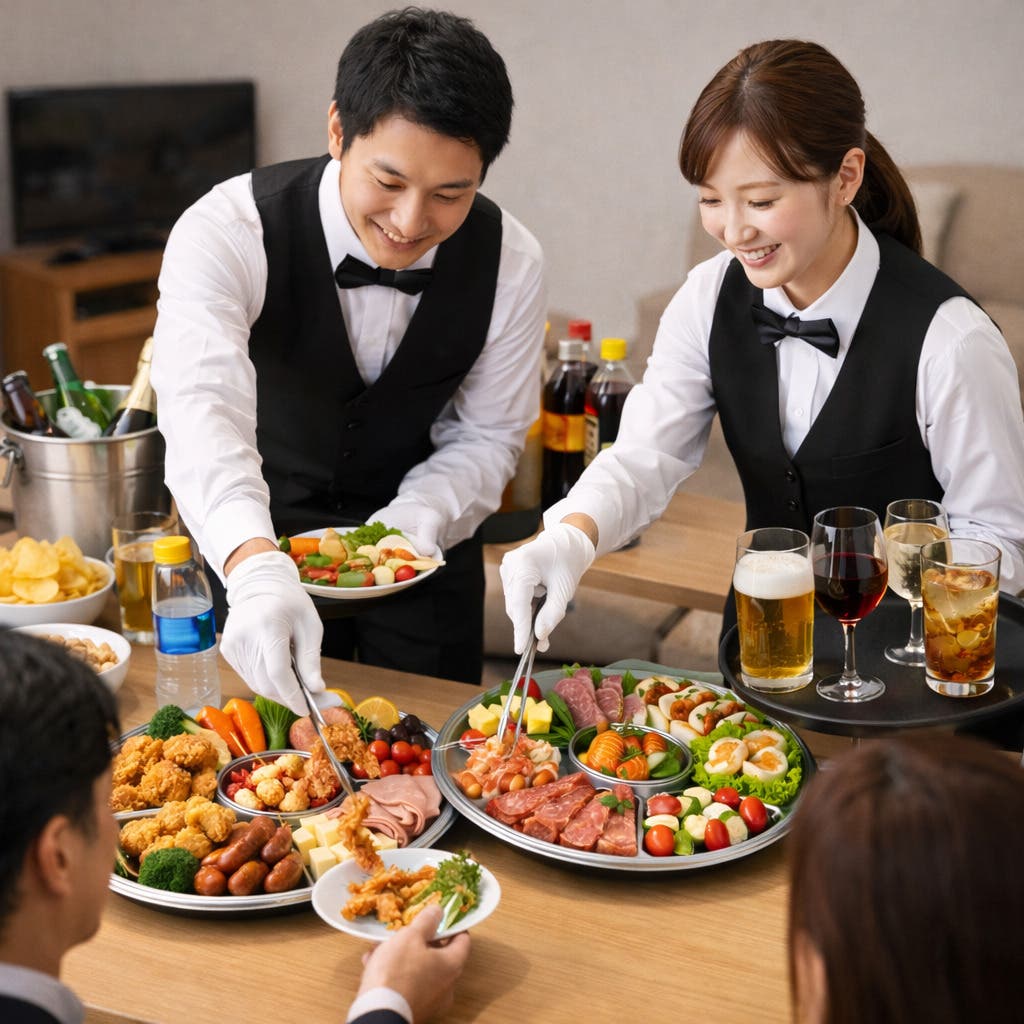 【ケータリングプラン】のご案内（お料理のお届け、セッティングから片付けまで）の画像1