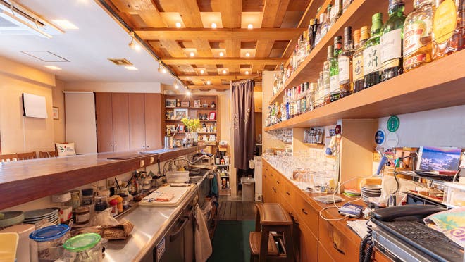 【相川駅徒歩3分】Bar fiore 路面店!一枚板カウンターのバースペース|大人のプライベートバーを貸切の写真19