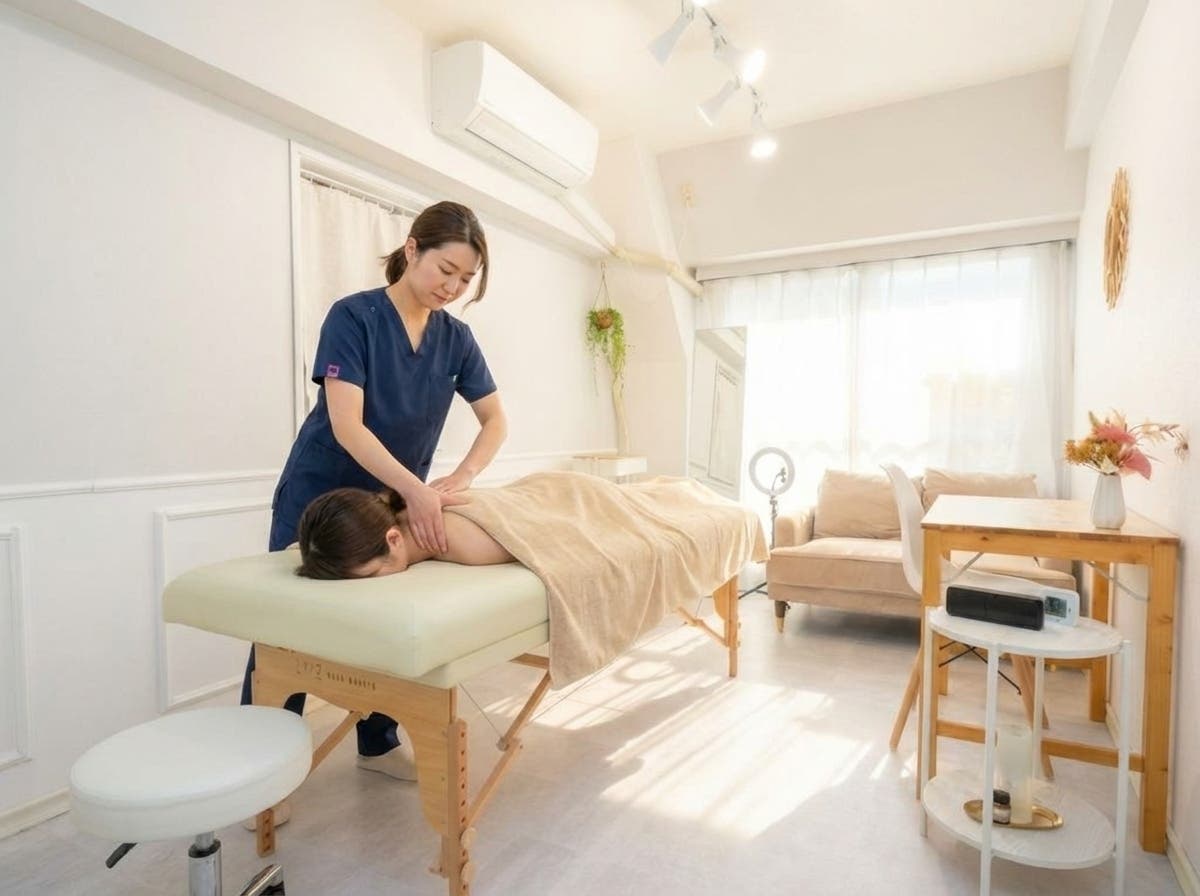 【07💐完全貸切のプライベートサロン& 癒し韓国インテリア✨】💆‍♀️リラク・整体・ネイルに最適💅 可愛い♡･*自然光◎の写真3