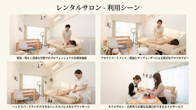 【08💐JR錦糸町駅4分すぐ& 癒しFrancfrancスタイル】完全貸切のプライベートサロン💆♀️リラク・整体・ネイルの写真4