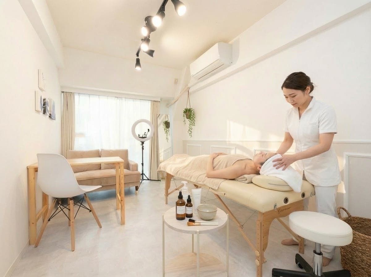 【08💐JR錦糸町駅４分すぐ& 癒しFrancfrancスタイル】完全貸切のプライベートサロン💆‍♀️リラク・整体・ネイルの写真3