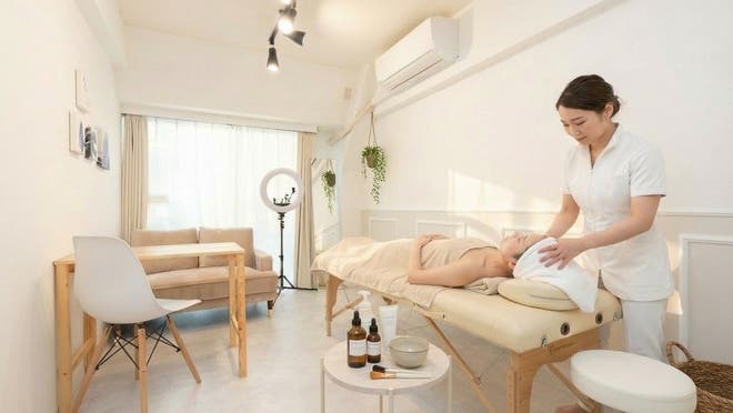 【08💐JR錦糸町駅4分すぐ& 癒しFrancfrancスタイル】完全貸切のプライベートサロン💆♀️リラク・整体・ネイルの写真3