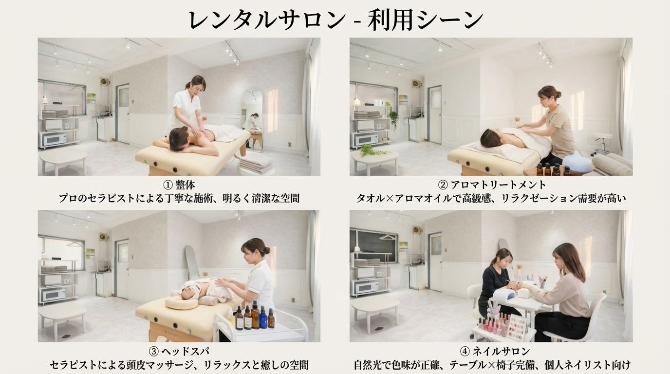 【06💐完全貸切のプライベートサロン| JR神田駅西口3分すぐ✨】JR＆メトロ6駅11路線アクセス可💆‍♀️２６m²の写真4