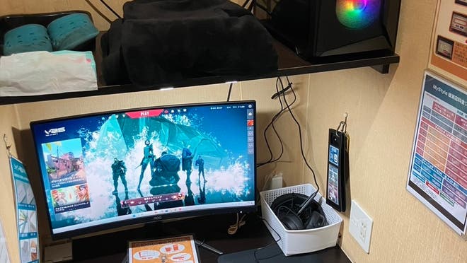 【防音完全個室】【配信・VC可】JR綾瀬駅西口から徒歩10秒、24時間いつでも使える、ネットカフェ併設のesports施設の写真10